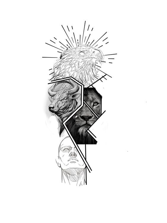 Tetování lev - VeAn Czech