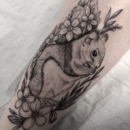 Tetování veverka - VeAn Czech