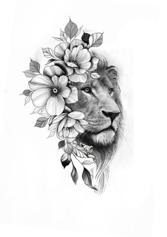 Tetování lev - VeAn Czech