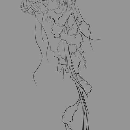 Tetování medúza - VeAn Czech