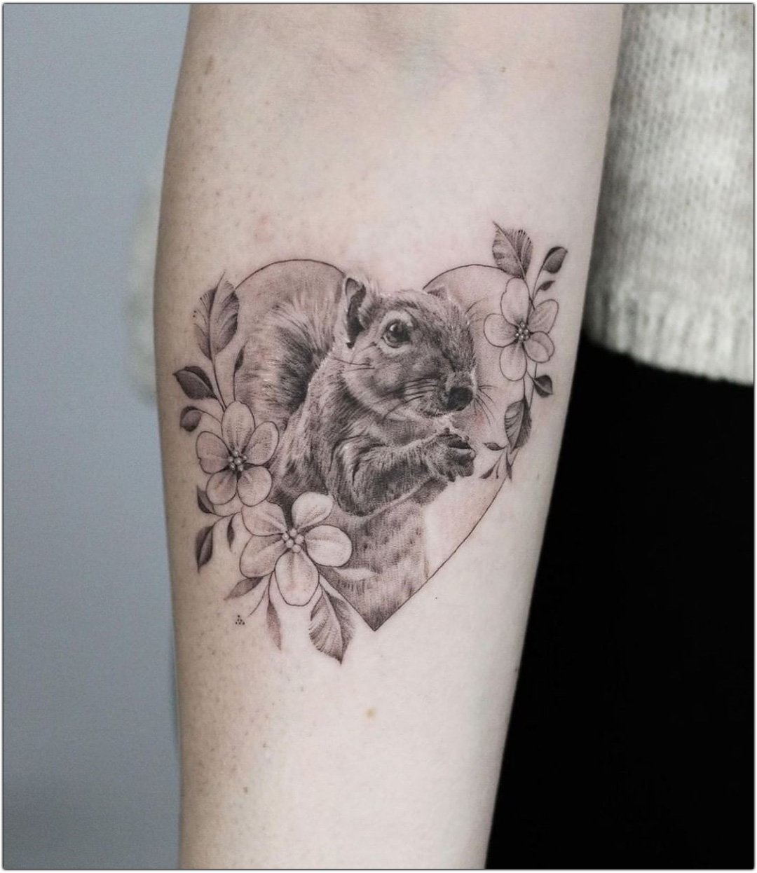 Tetování veverka - VeAn Czech