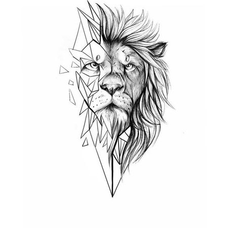 Tetování lev - VeAn Czech