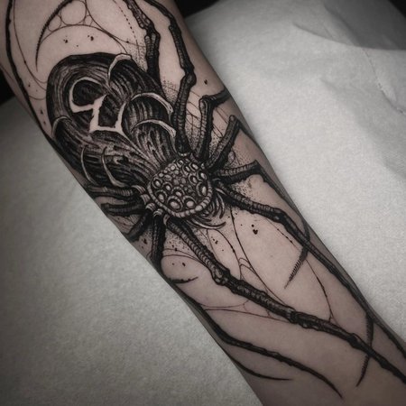 Tetování pavouk - VeAn Czech