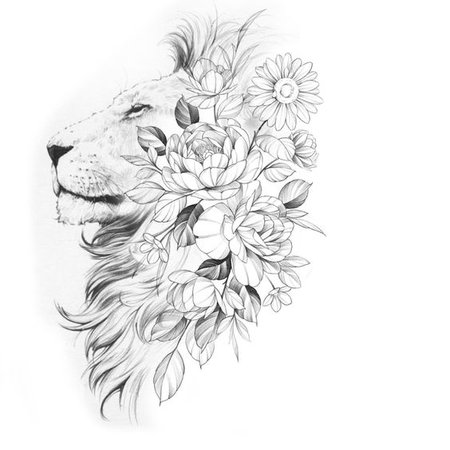 Tetování lev - VeAn Czech