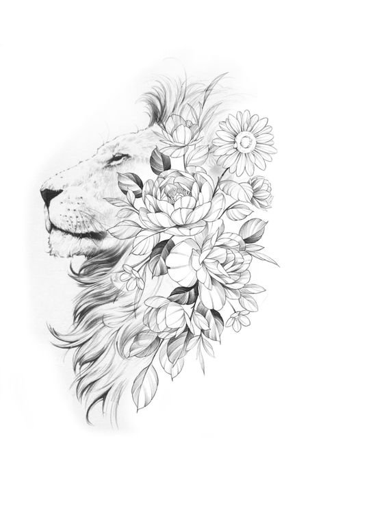 Tetování lev - VeAn Czech