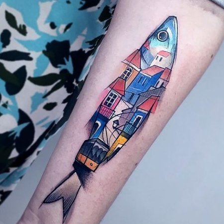 Tetování ryby - VeAn Czech